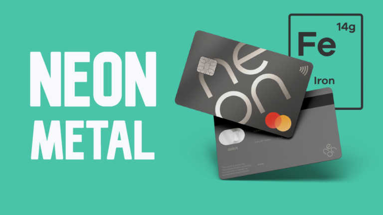 Neon Banque celebrates Black Friday with the Metal card