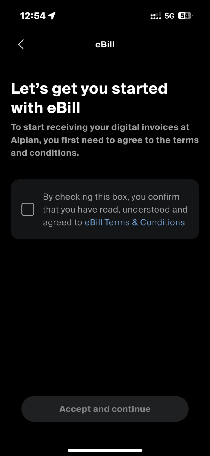 eBill with Alpian: manage all your bills directly in your banking app