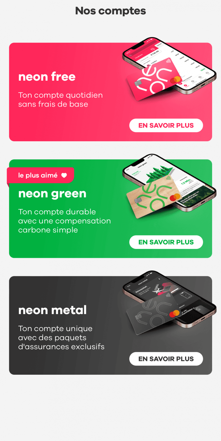 Neon Banque : Notre avis sur Neon + 100 CHF offerts en décembre 2025
