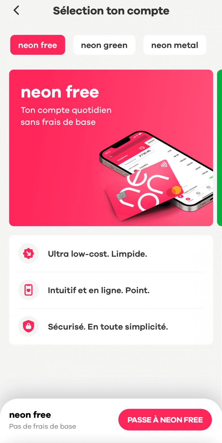 Neon Banque – Notre Avis sur Neon + 100 CHF offerts en décembre 2025